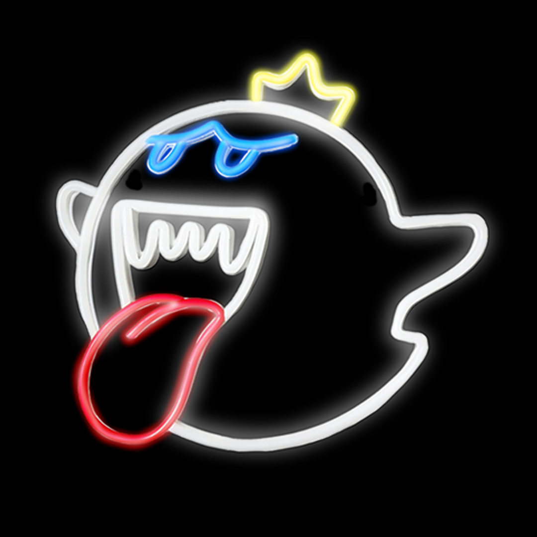 Ghost Boss (White) Neon – HelloTotem